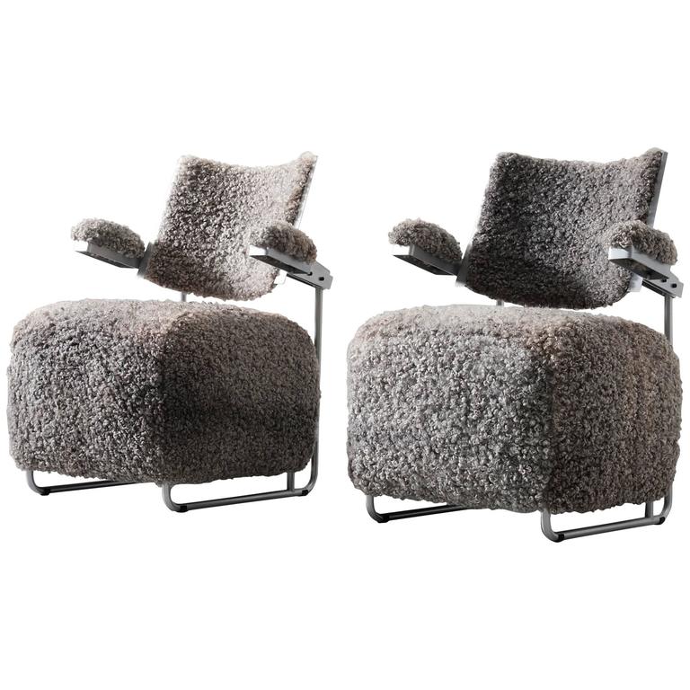 Harri Korhonen Pair of Lounge Chairs at 1stDibs