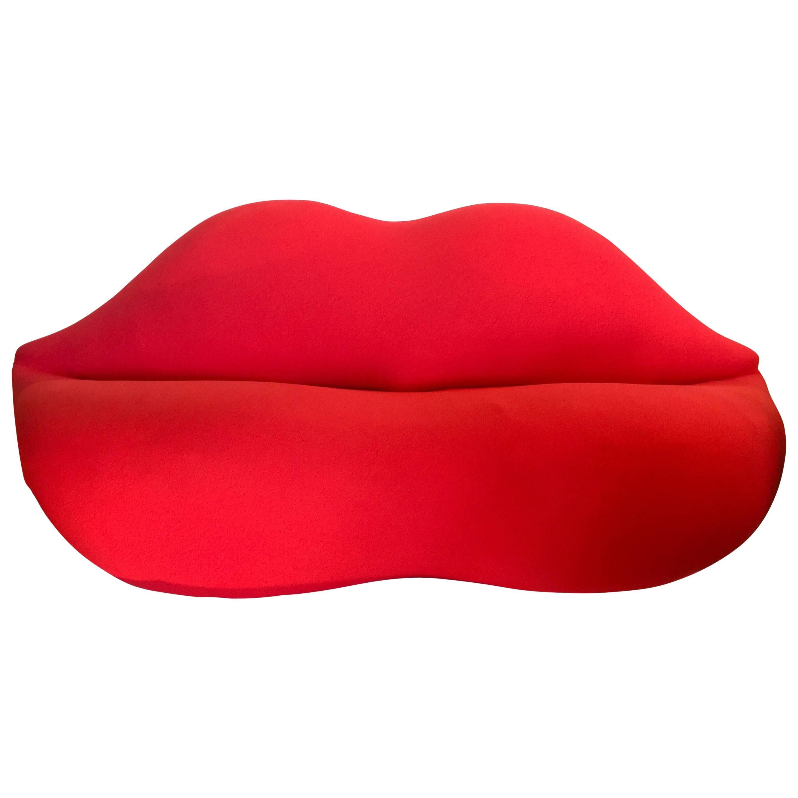 Bocca Sofa by Studio 65, Edition 1986, Signed at 1stDibs