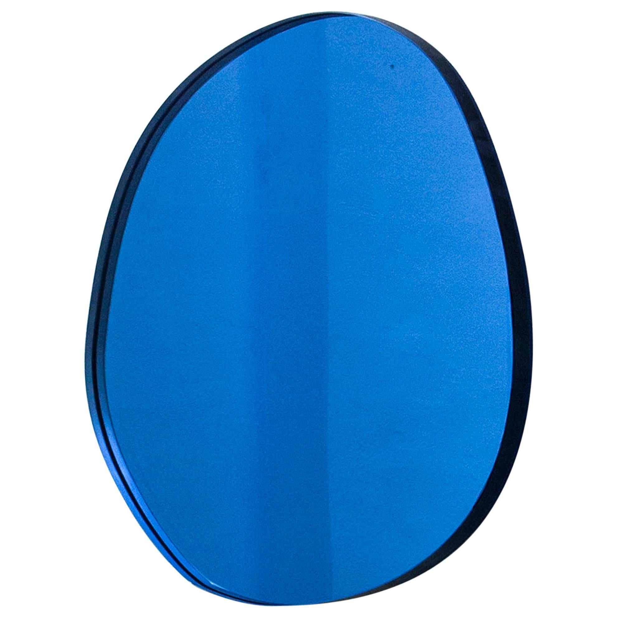 Contemporary Seeing Glass Off Round Wall Mirror 980, Bronze by Sabine ...