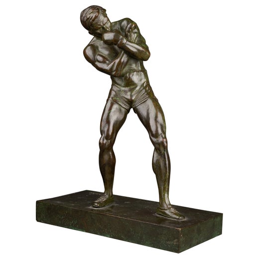 Marcel-André Bouraine - Sculpture Terracotta Female Nude From Marcel ...