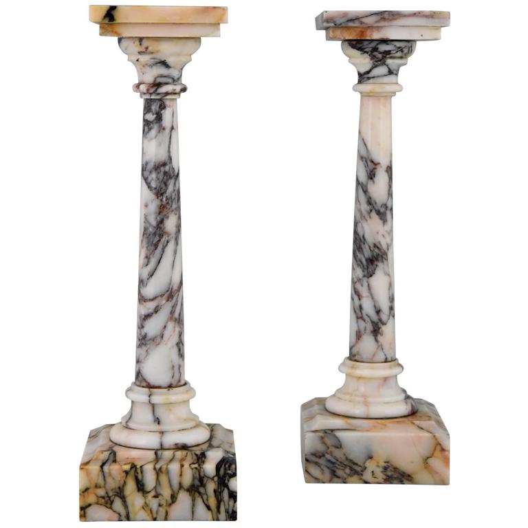 Pair of 19th Century French Marble Columns at 1stDibs | marble columns ...