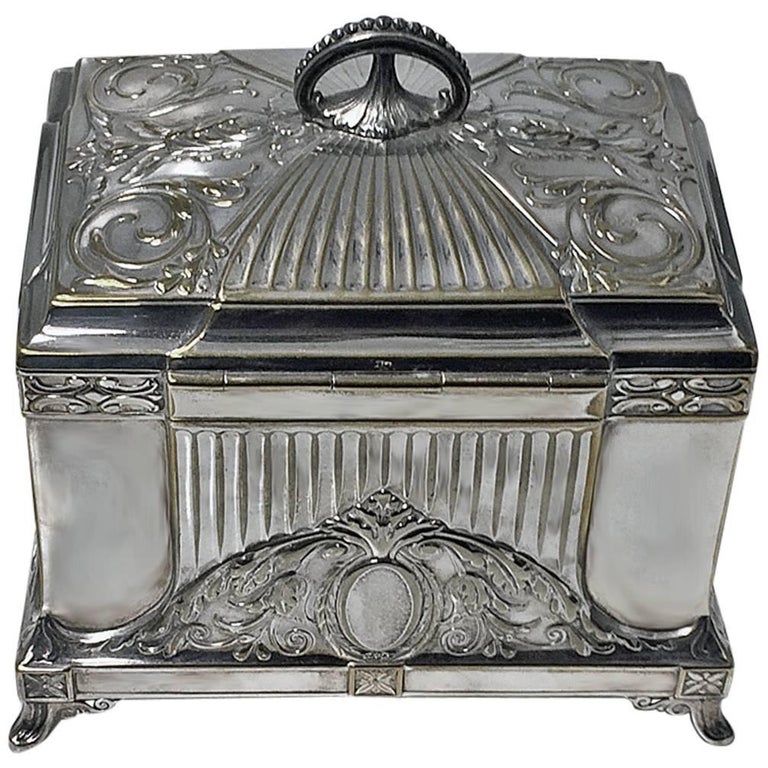 WMF Jugendstil Secessionist Jewelry Box, Germany, circa 1900 at 1stDibs