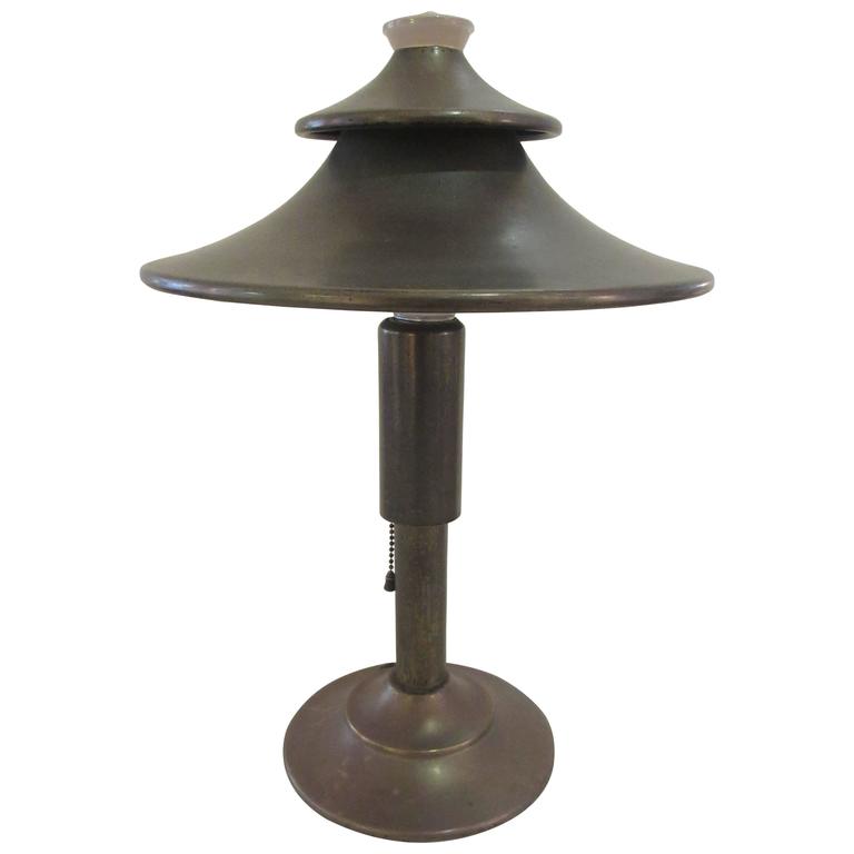 KEM Weber Pagoda Lamp / The Miller Lamp Company at 1stDibs | weber lamp
