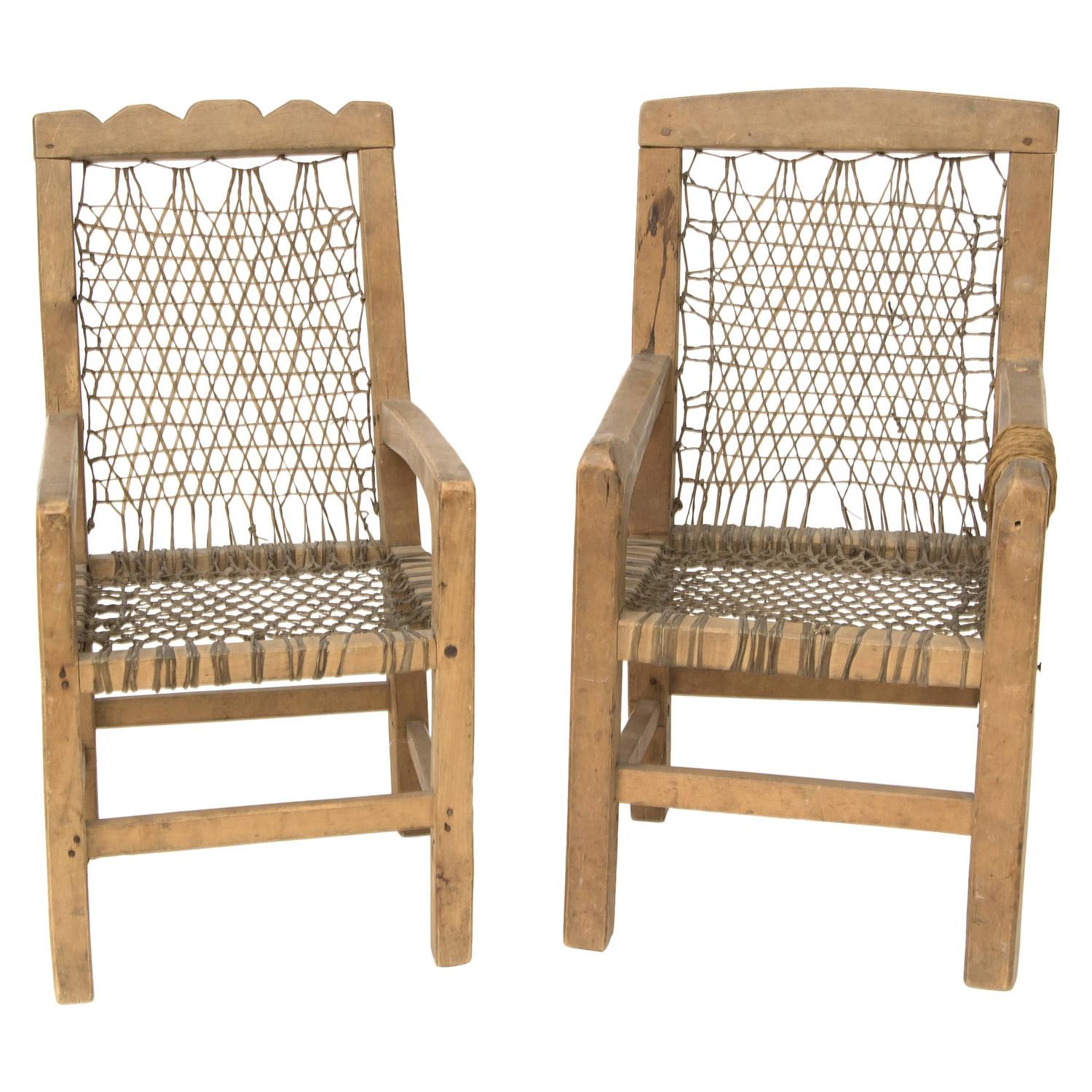 Antique Native American Miniature Chairs, Northwest Coast, circa 1900 ...