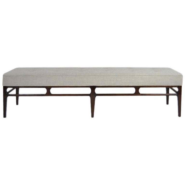 Mid-Century Sculptural Bench at 1stDibs