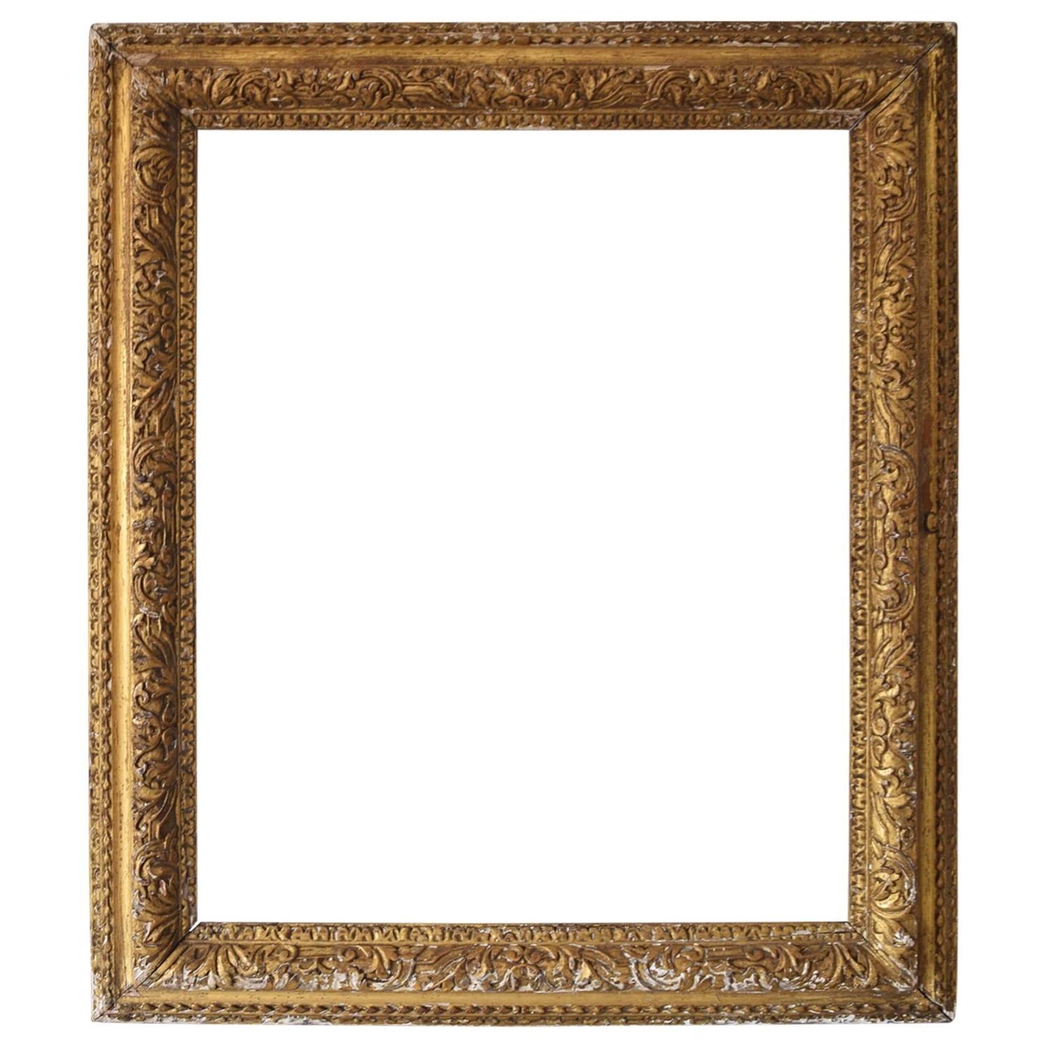18th Century English Giltwood Picture Frame For Sale at 1stdibs