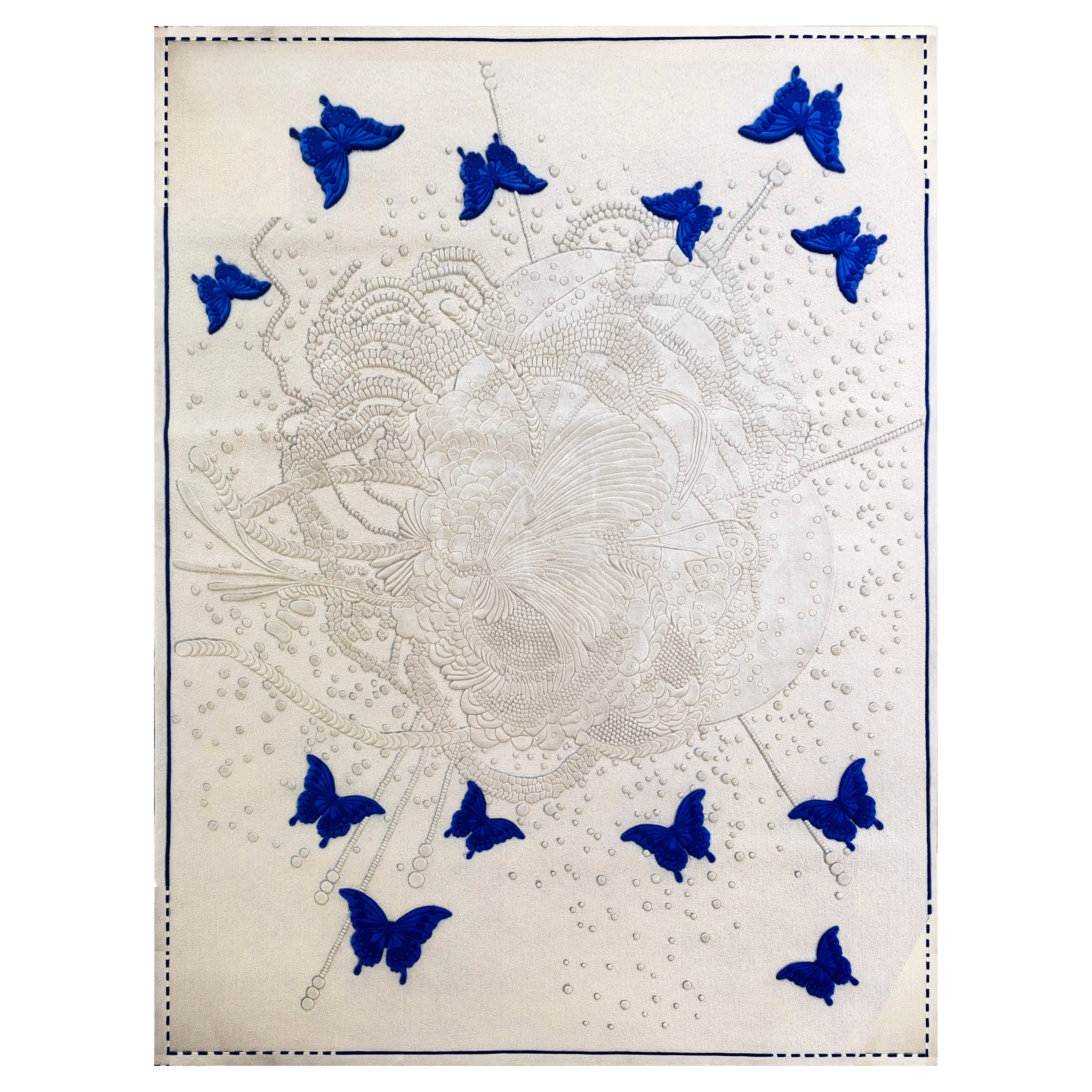 Western European Contemporary Rug New Tufted Wool Luxury Collection In ...