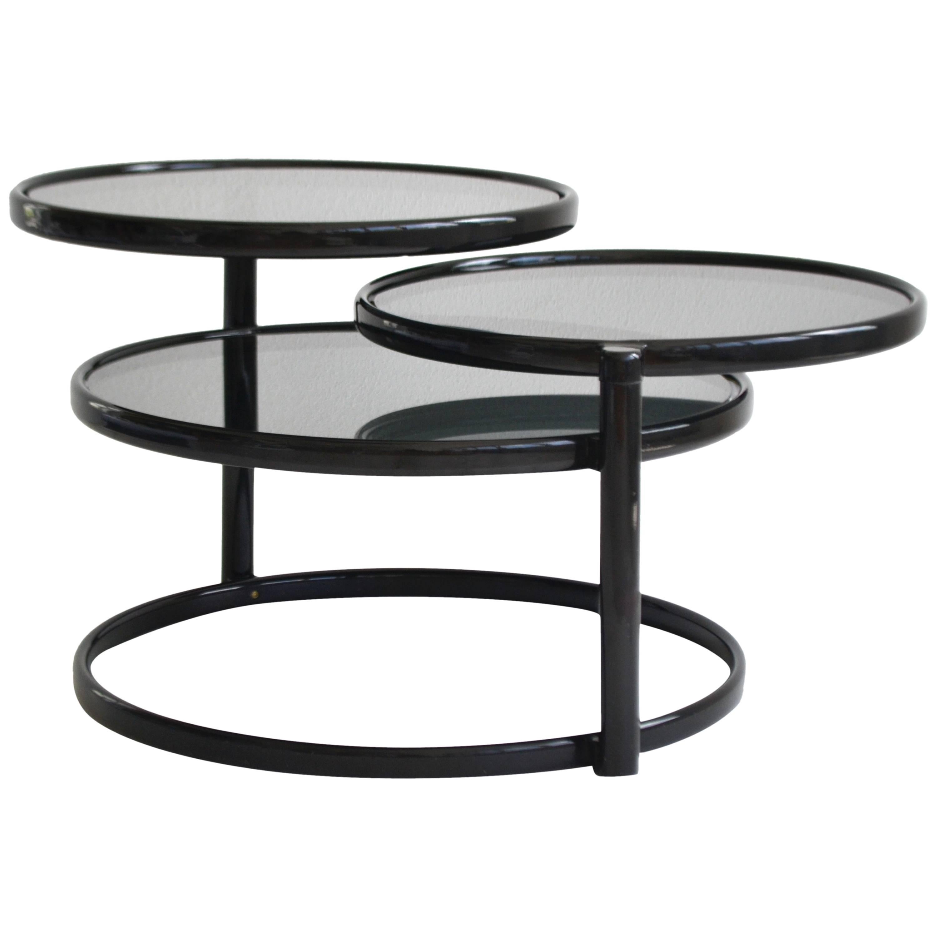 Post-Modern Three-Tier Articulating Side Table at 1stDibs ...