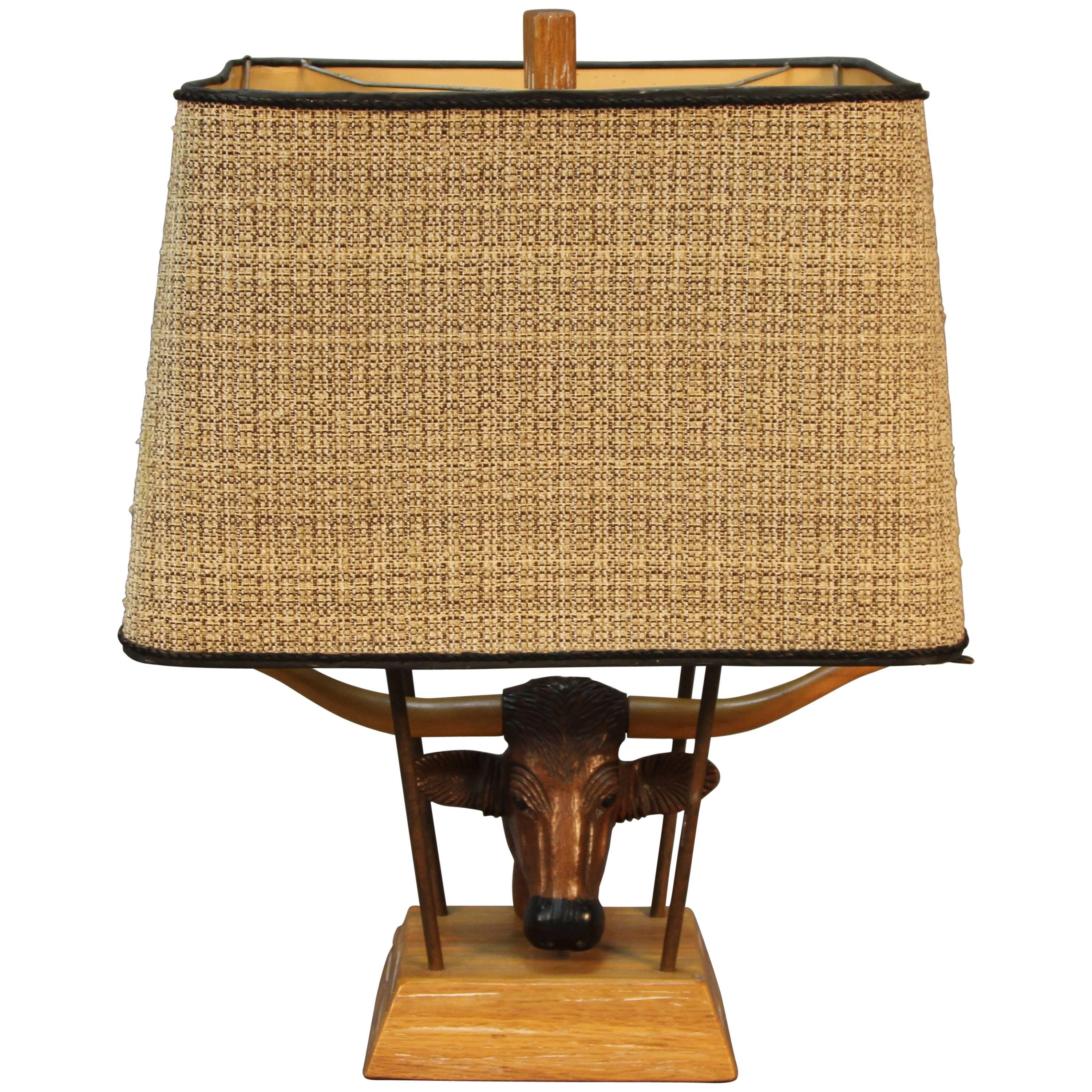 Ranch Oak Table Lamp by A. Brandt Company For Sale at 1stDibs | ranch ...