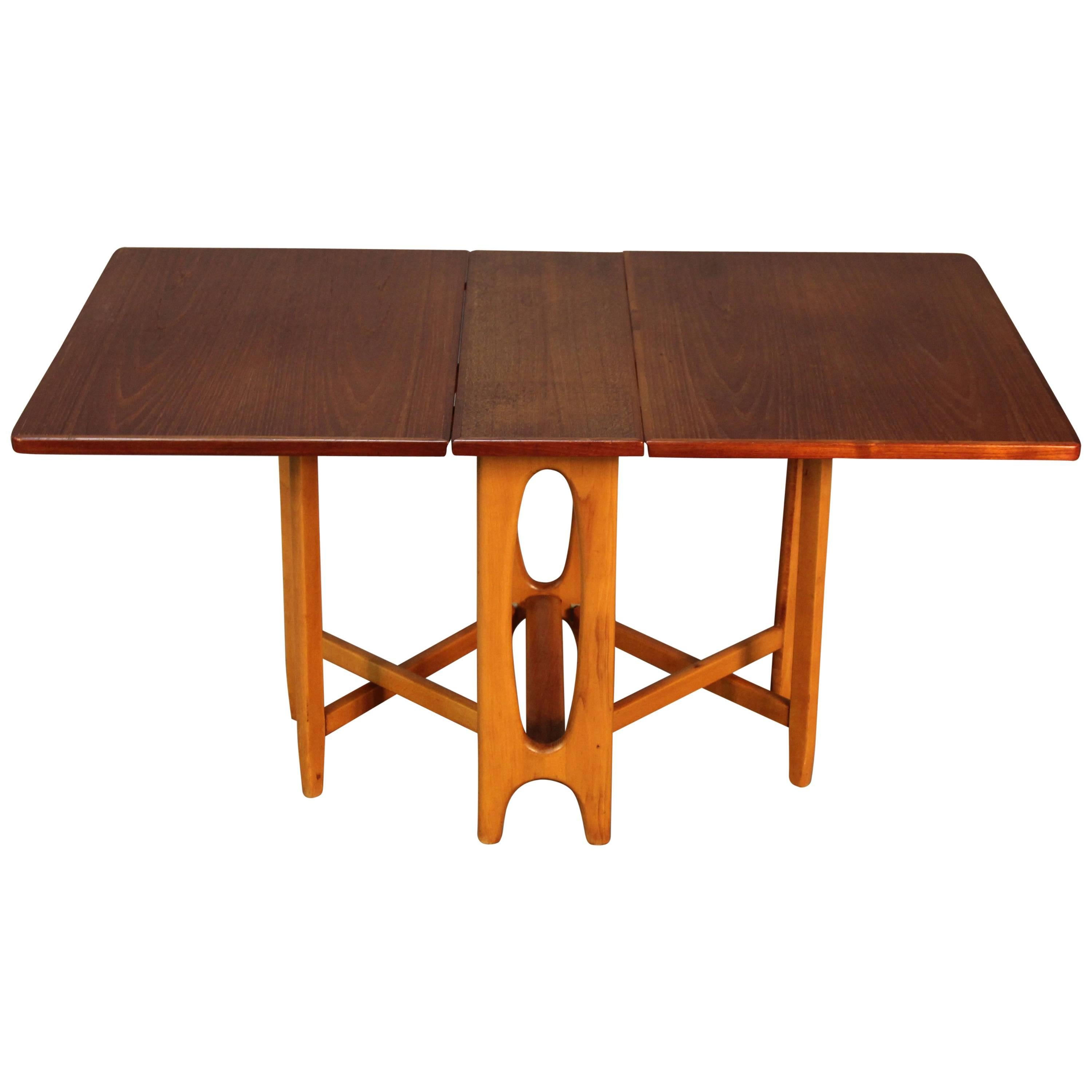 Scandinavian Drop Leaf Gateleg Table For Sale at 1stDibs | gate leg ...