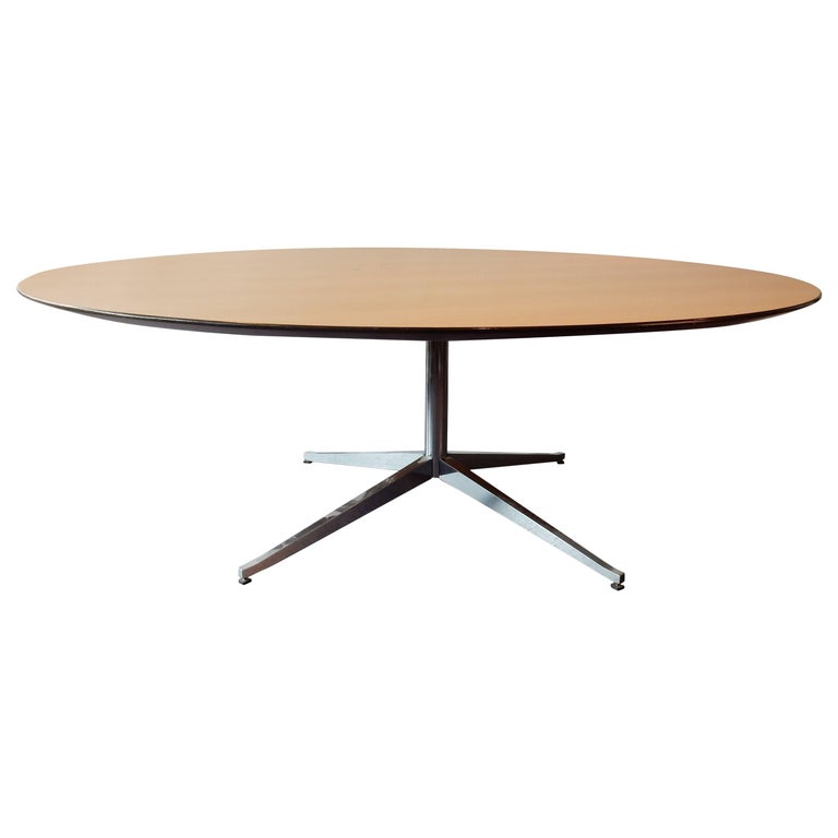 Round Dining or Conference Table by Florence Knoll for Knoll at 1stDibs