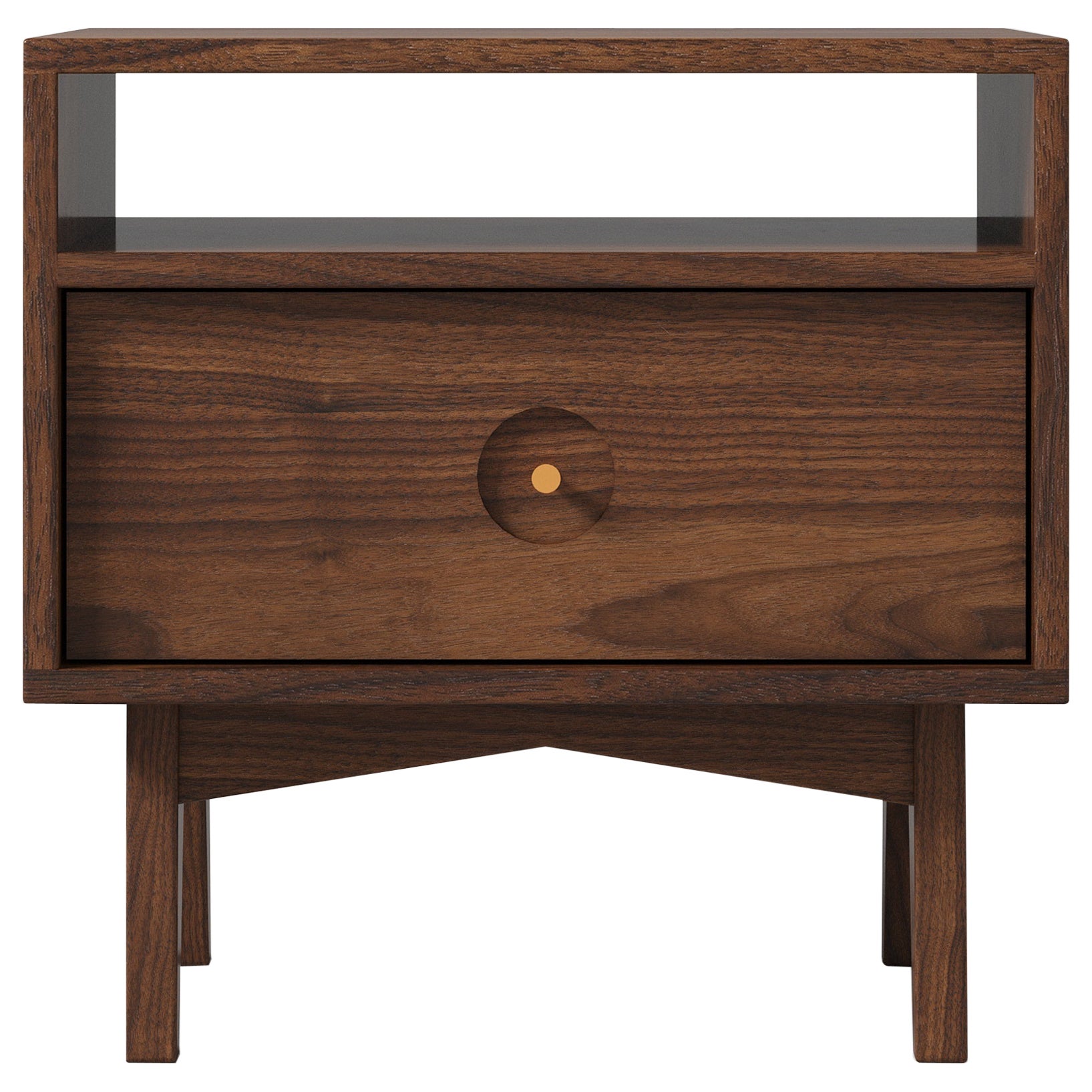Florence Side Table in Walnut Wood (Natural) by The Spalty Dog For Sale ...