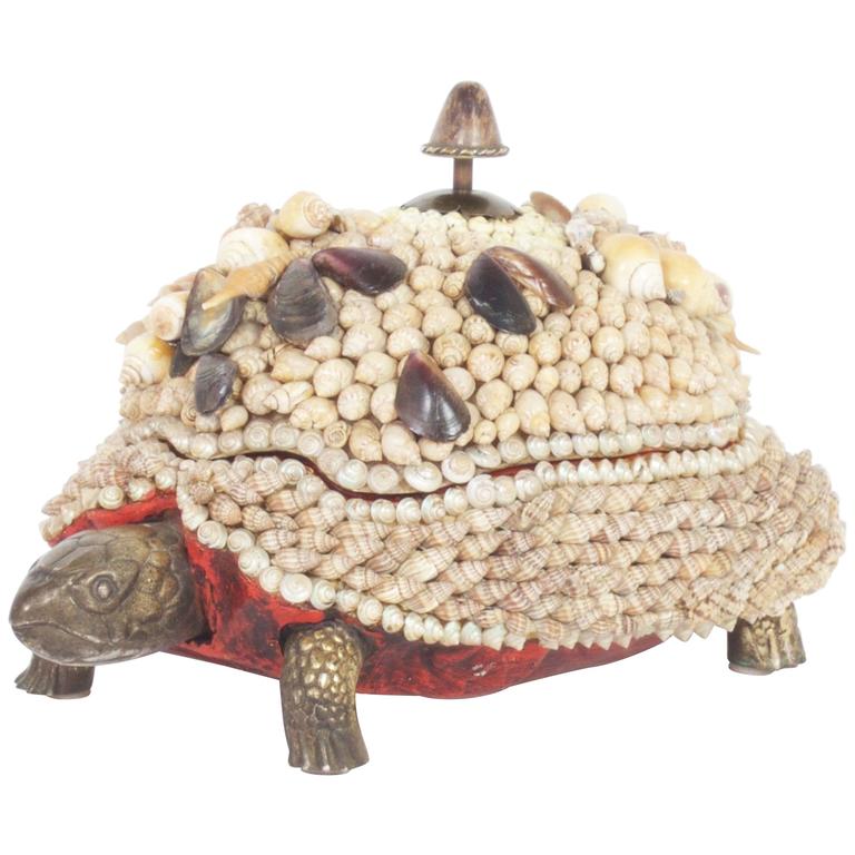 Anthony Redmile Shell and Bronzed Turtle Box at 1stDibs