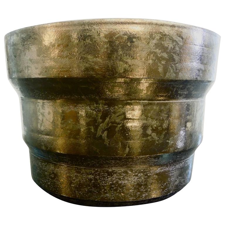 Gary McCloy Designer Metallic Glaze Planter for Steve Chase at 1stDibs ...