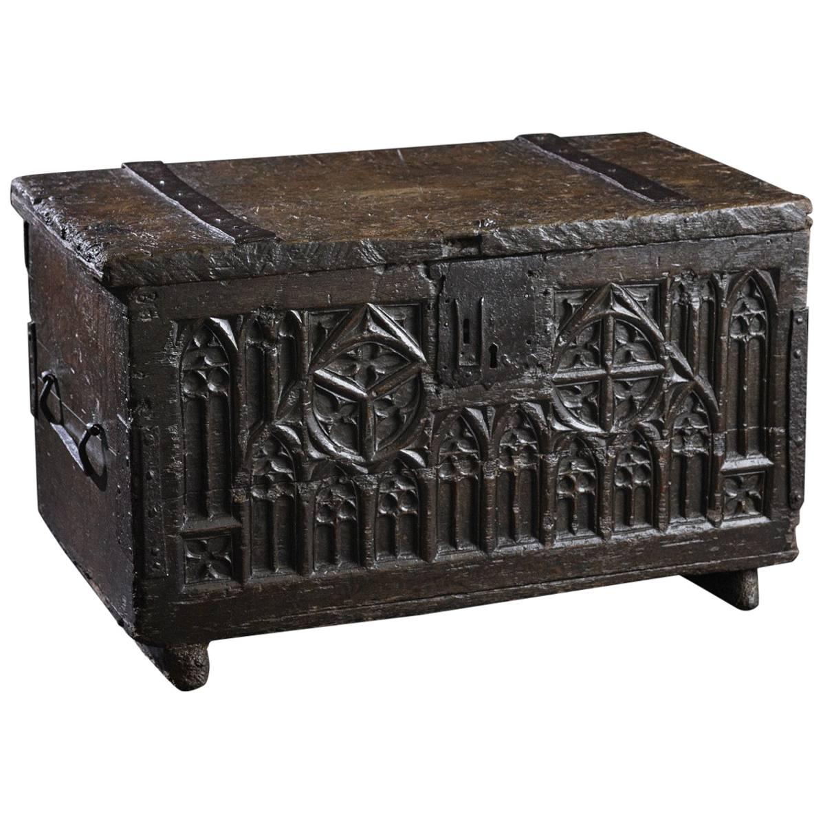Rare 15th Century Gothic Oak Chest, German, circa 1450-1500 at 1stDibs ...