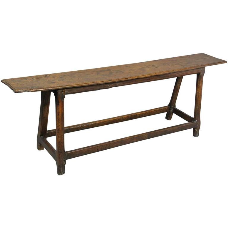 Jacobean Oak Bench For Sale at 1stDibs