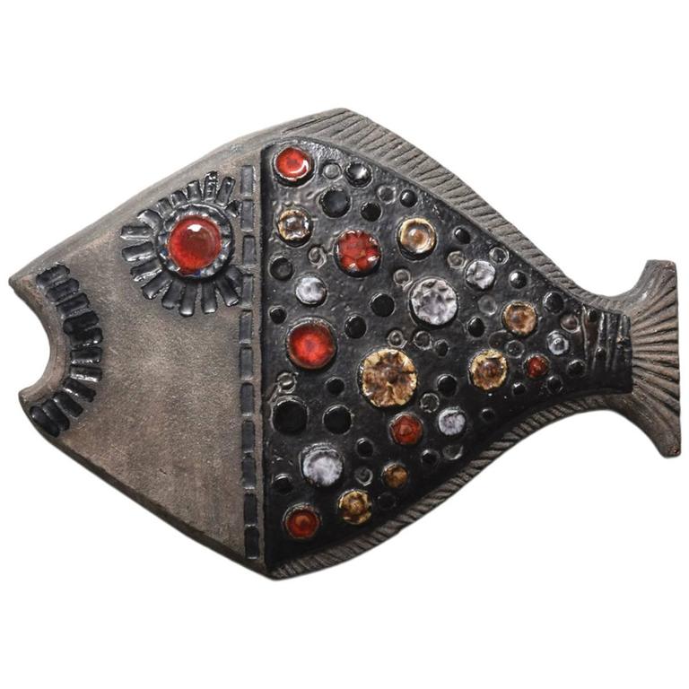Ceramic Fish Designed by Perignem at 1stDibs