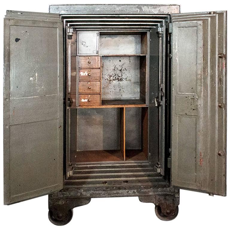 Massive Antique Floor Safe, circa 1875 at 1stDibs