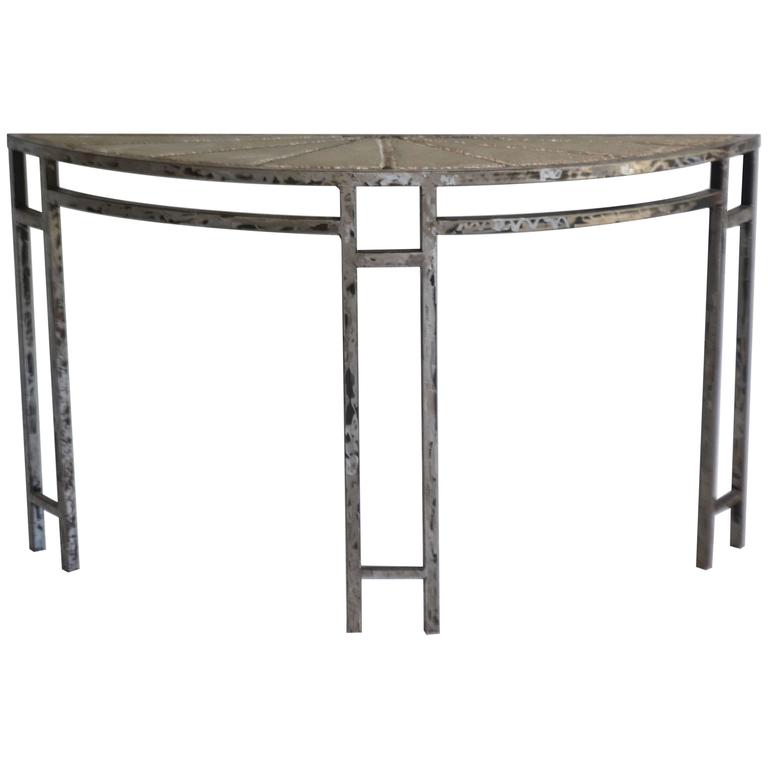 Brutalist Console Table at 1stDibs