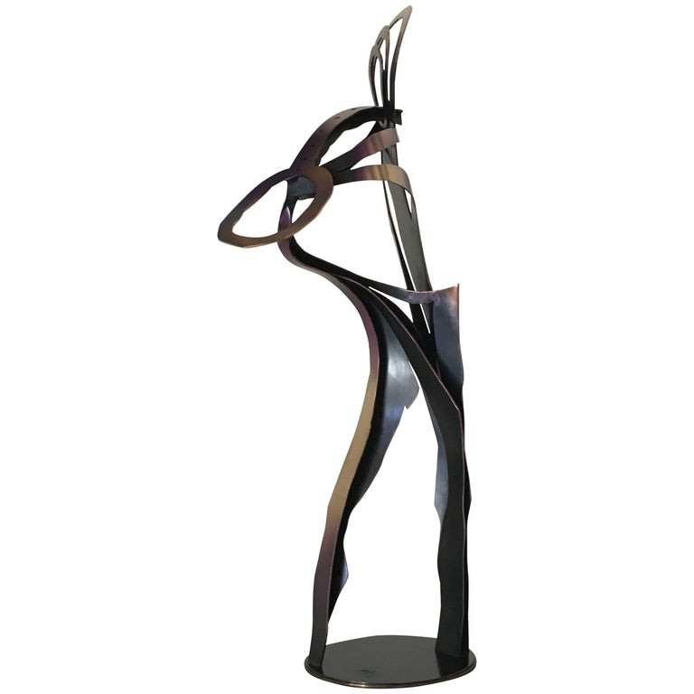 Modern Sculpture of "Miles" Davis by John Raimondi, at 1stDibs