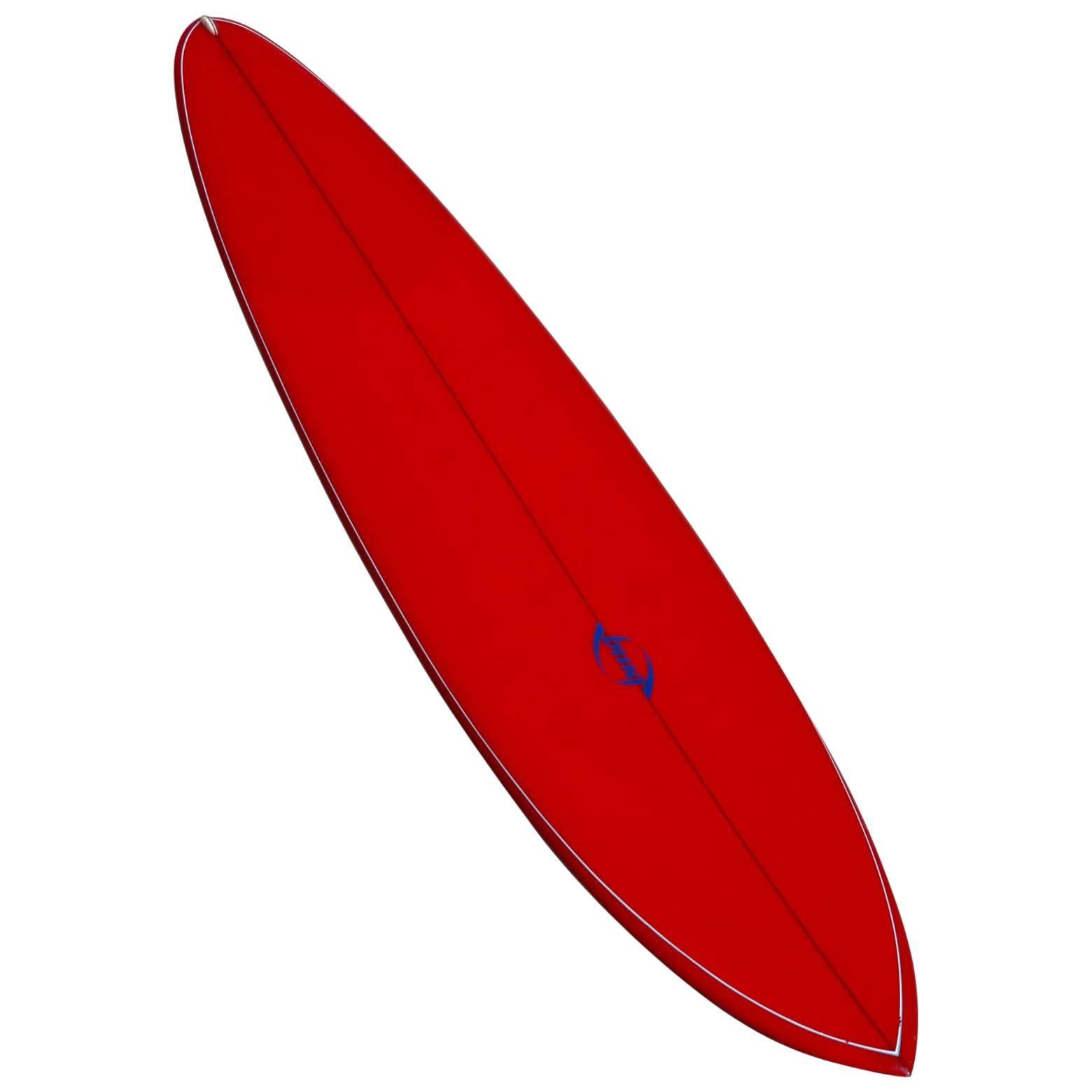 All Original 1970s Bing Surfboard, Cherry Red at 1stDibs