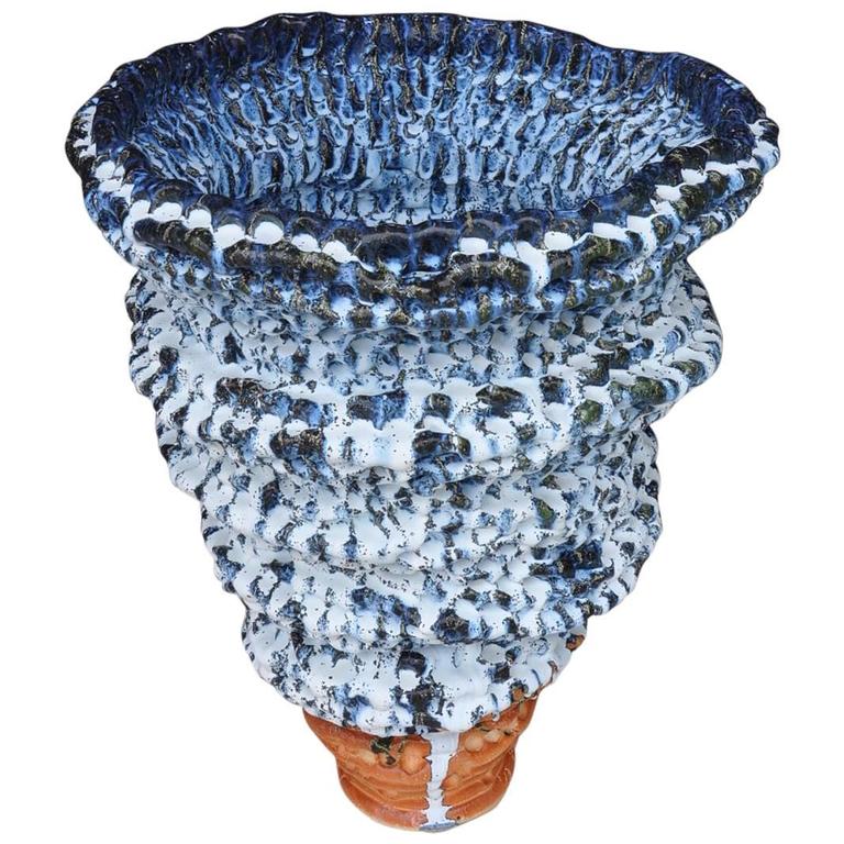 Large Contemporary Ceramic Vessel by Satoru Hoshino at 1stDibs