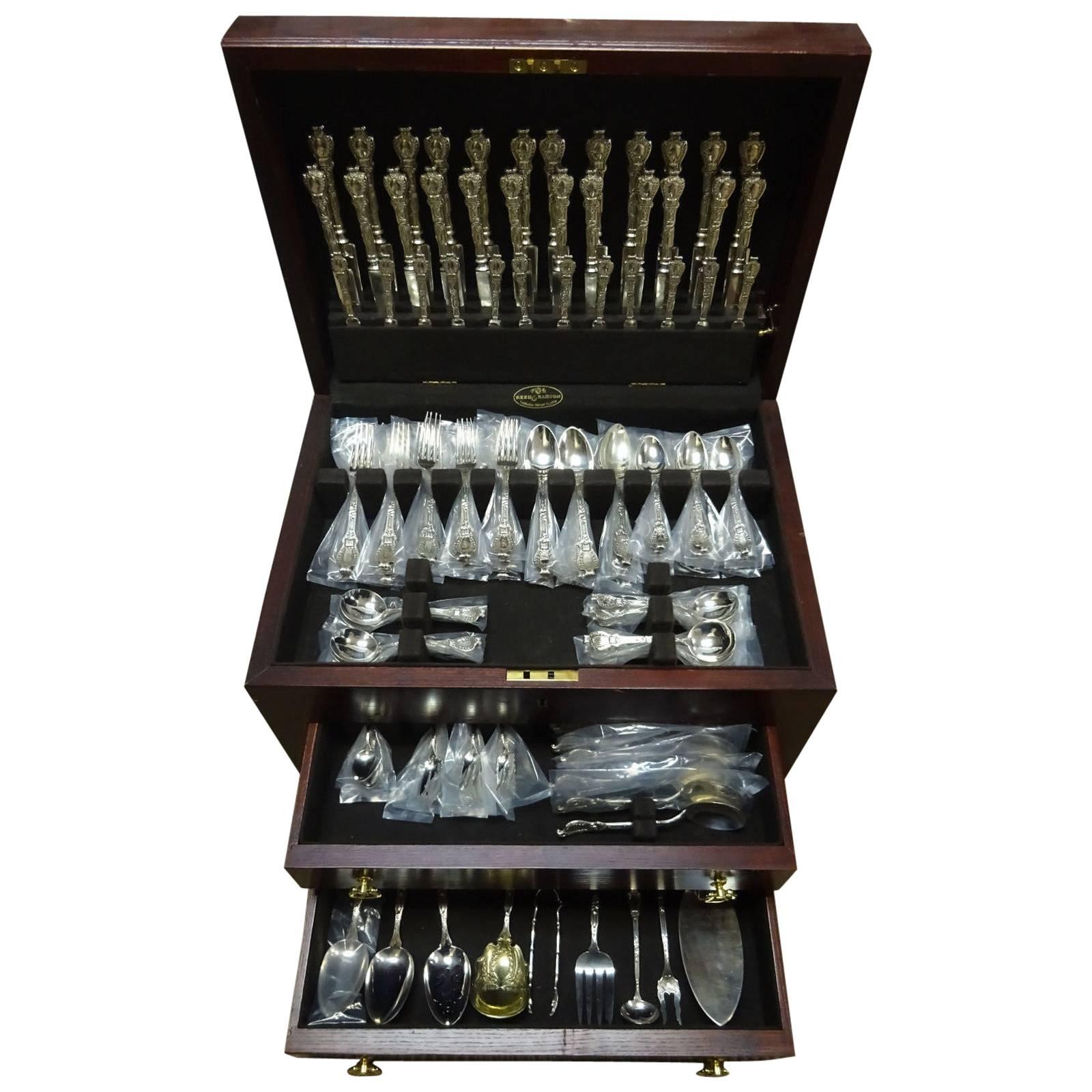 Du Barry Dubarry by Durgin Sterling Silver Flatware Set Service 133 Pcs ...