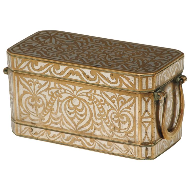 Maranao Silver Inlaid Betel Nut Box For Sale at 1stDibs | betel nut box ...