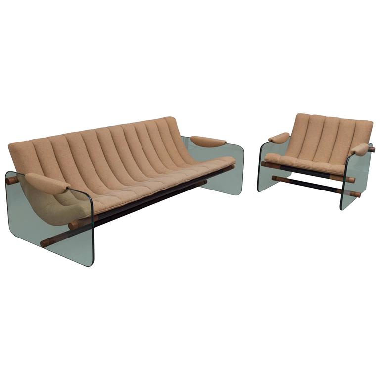 Sofa and Chair in the Manner of Fabio Lenci at 1stDibs | kent lenci