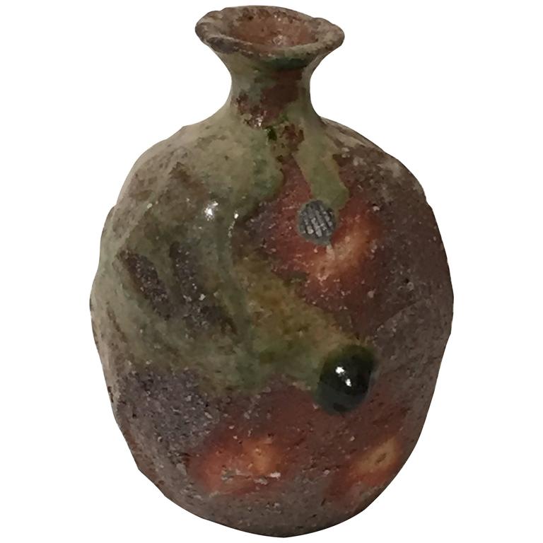 Contemporary Sake Flask 'Tokkuri' by Kato Takahiko For Sale at 1stDibs