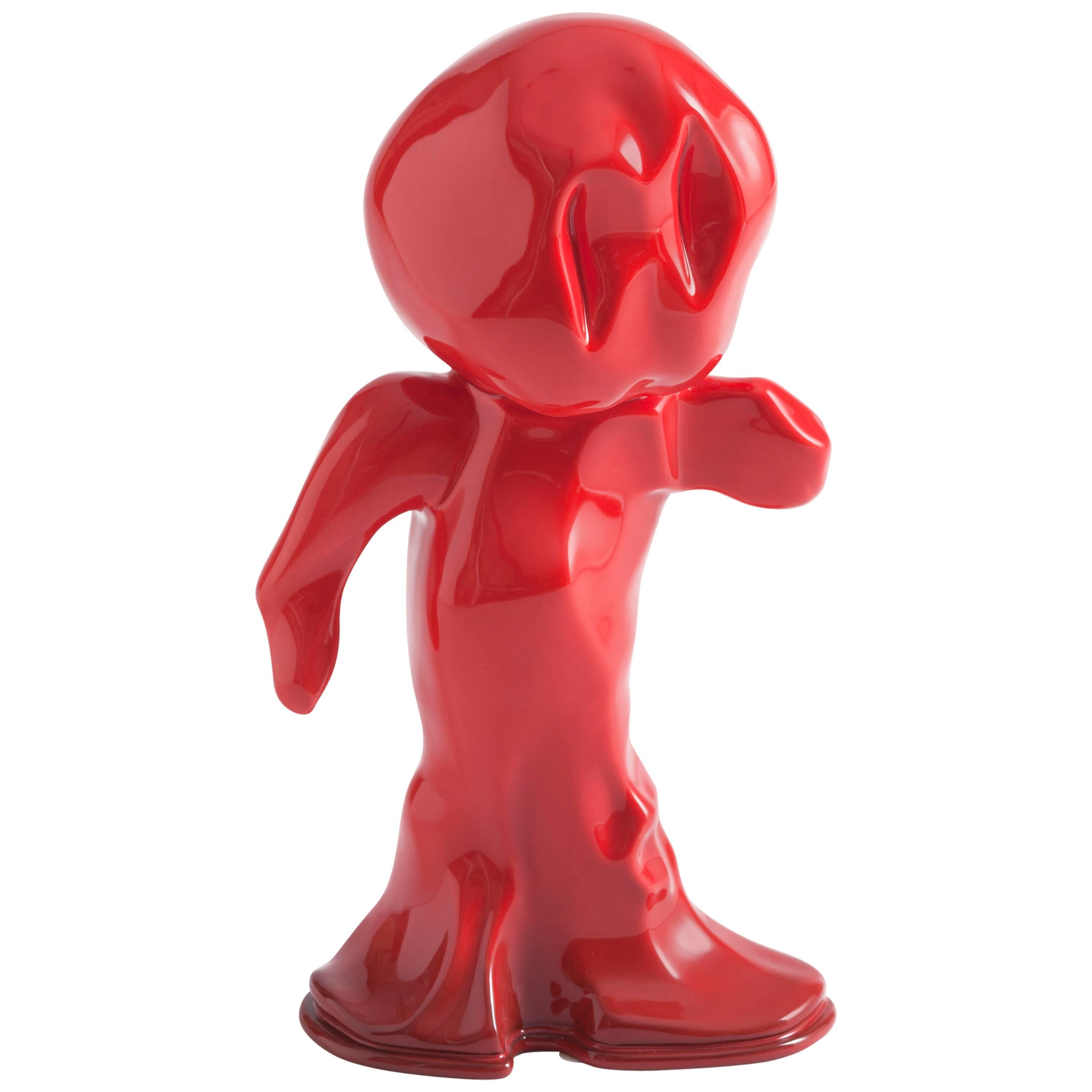 Momonster Red Atomic Ceramic Sculpture by Giovanni Motta For Sale at ...