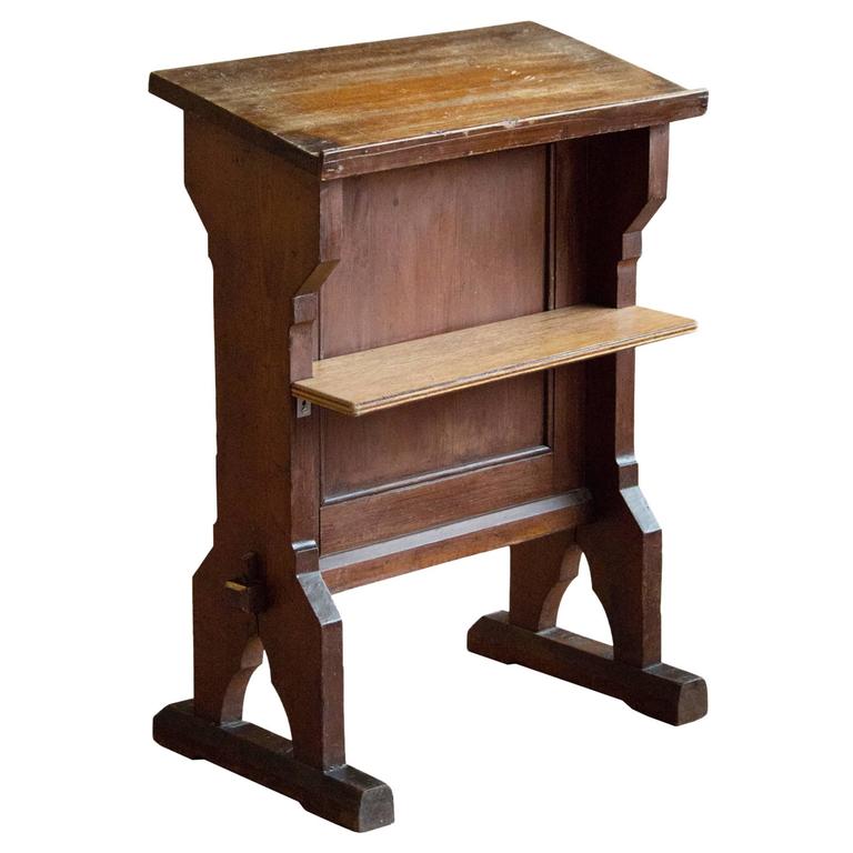Antique Gothic Pine Lectern For Sale at 1stDibs