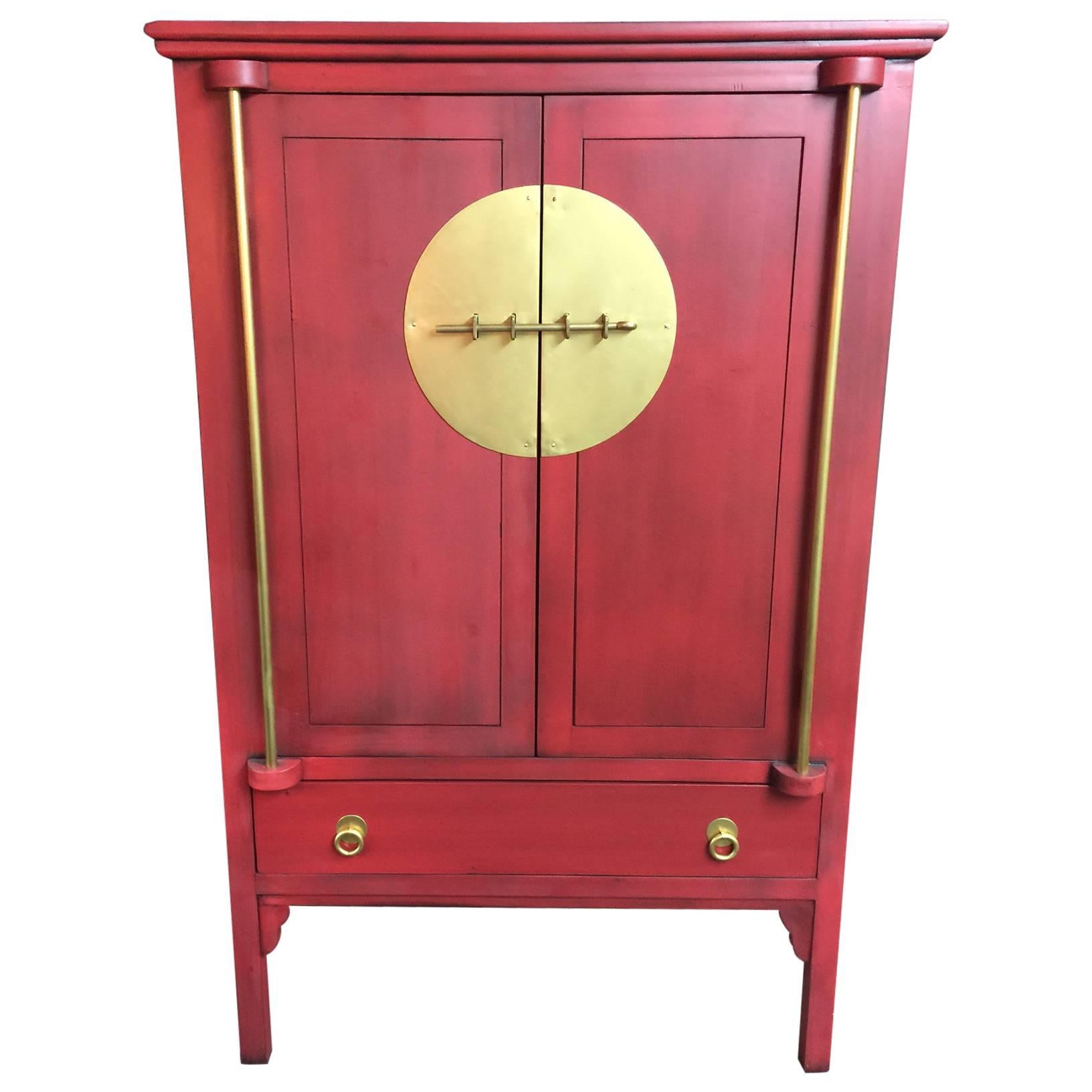 Vintage Asian Style Cabinet at 1stDibs