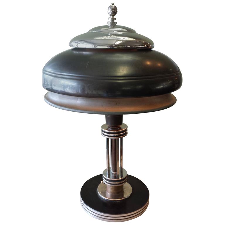Vintage Markel Machine Age Art Deco Table Lamp, circa 1930s at 1stDibs ...