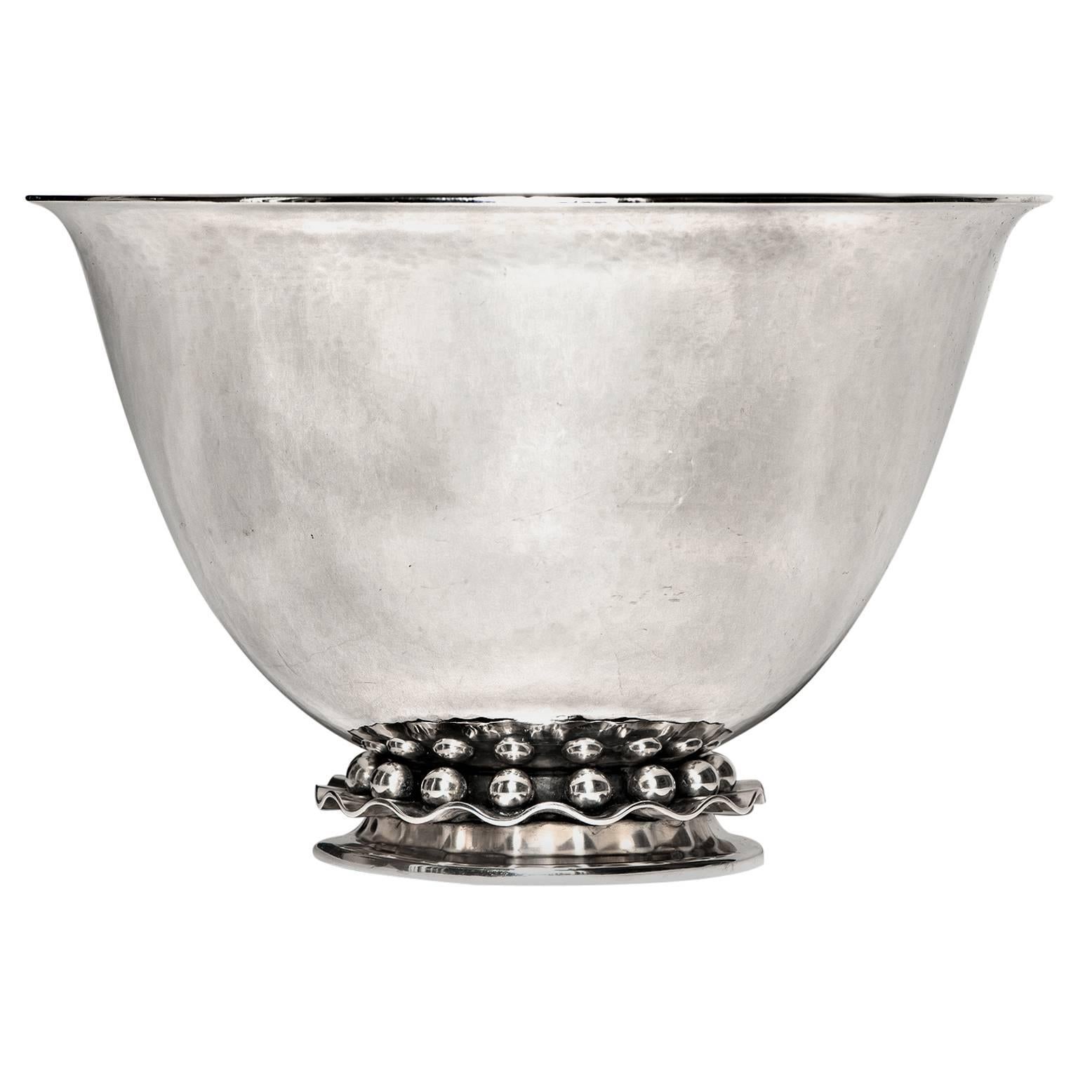 Fifties Danish Modern Sterling Bowl by Cohr at 1stDibs