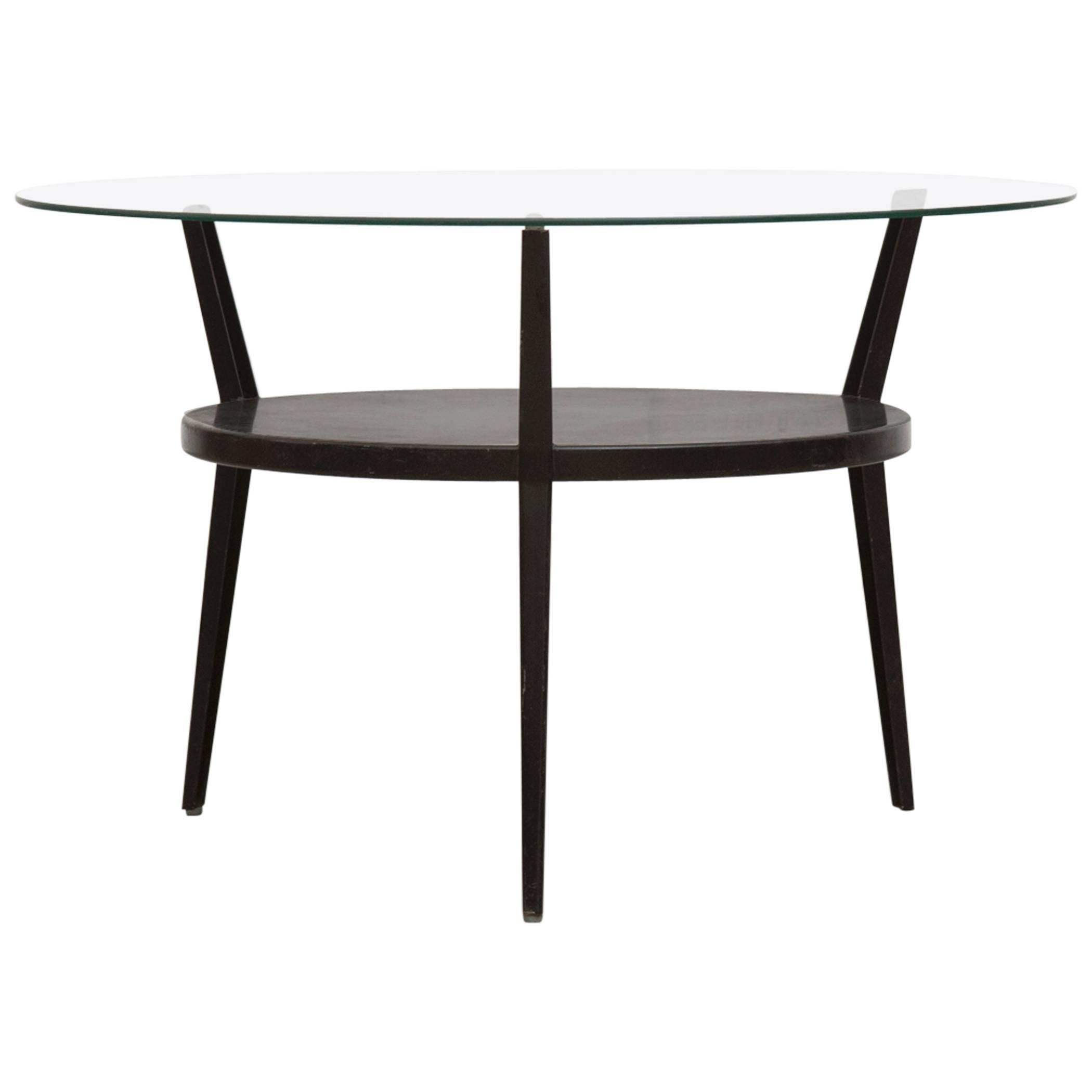 Rare Friso Kramer Round Rotunda Table, 1965 at 1stDibs
