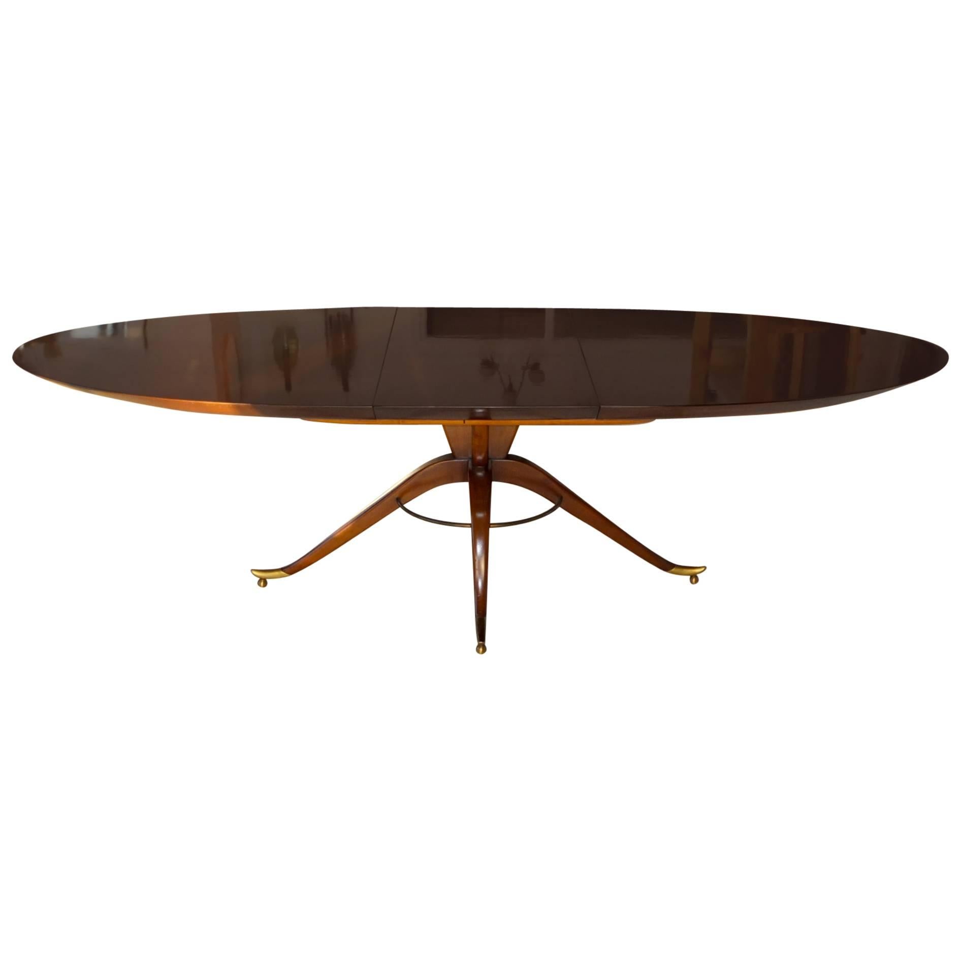 Elliptical Dining Table by Adolfo Genovese at 1stDibs