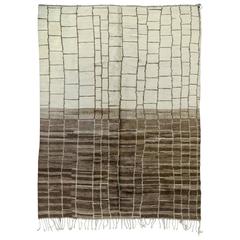 Mid-Century Modern Moroccan Rug For Sale at 1stDibs