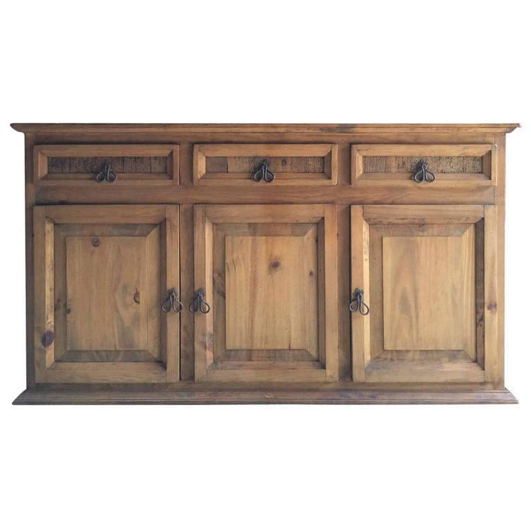 Reclaimed Solid Pine Dresser Sideboard Buffet Credenza Rustic Charm at ...
