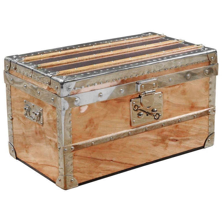 2016 Small Trunk in Copper and Brass, Malle Cuivre Piece Unique For ...