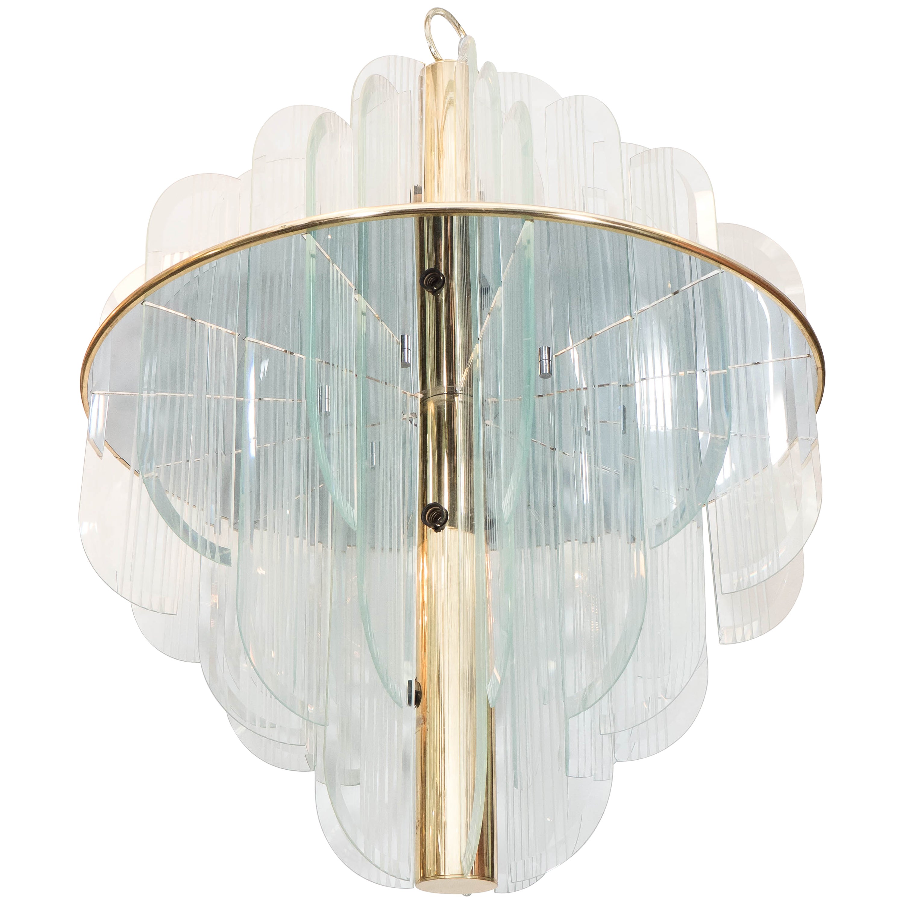 Lightolier Ring Chandelier at 1stDibs