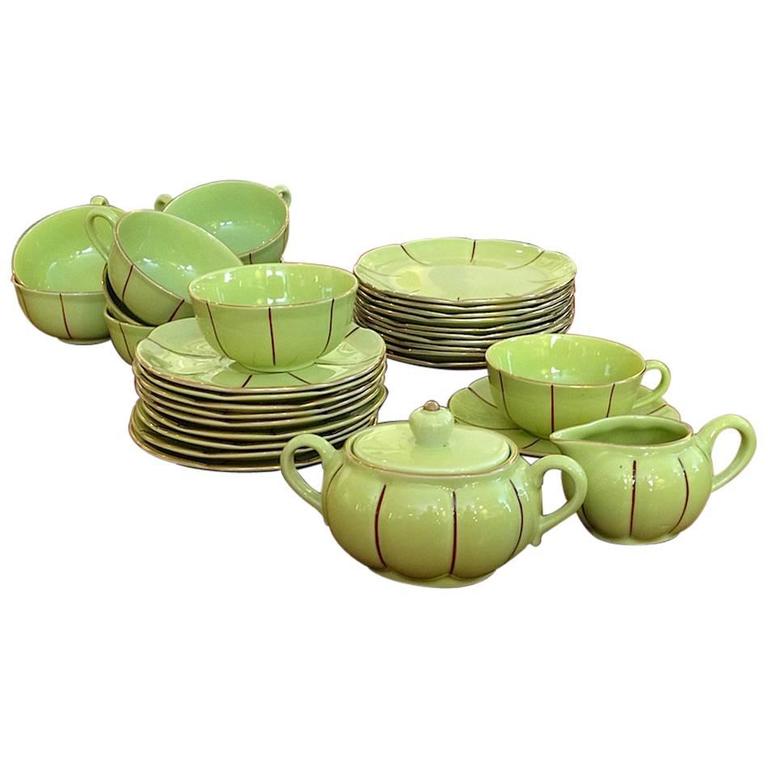 Stig Lindberg "Ceylon" Tea Service for Ten, Gustavsberg, Sweden, 1950s ...