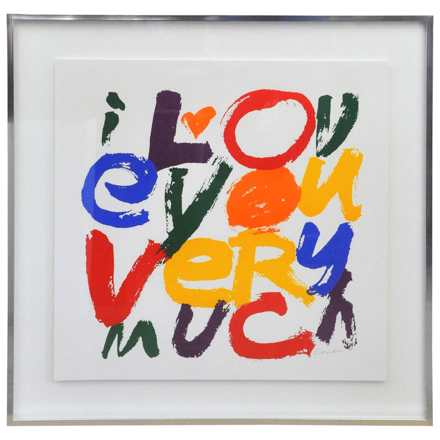 Corita Kent Offset Lithographic Pop Art Poster USA 1960s at 1stdibs