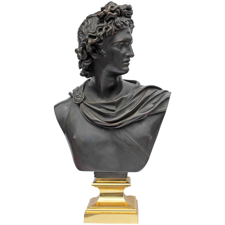 Large Grand Tour Bronze Sculpture Apollo at 1stDibs