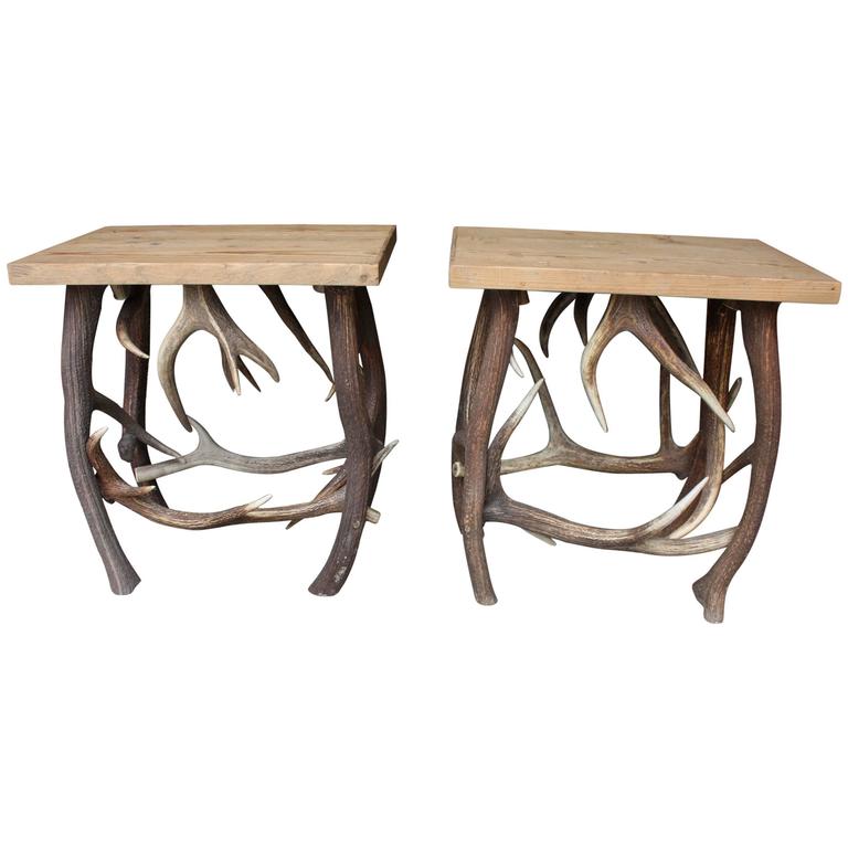Stag Antler Tables at 1stDibs