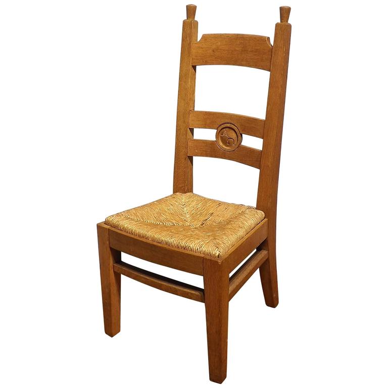 Collection of Dutch Arts and Crafts Church Chairs 'Alpha - Omega ...