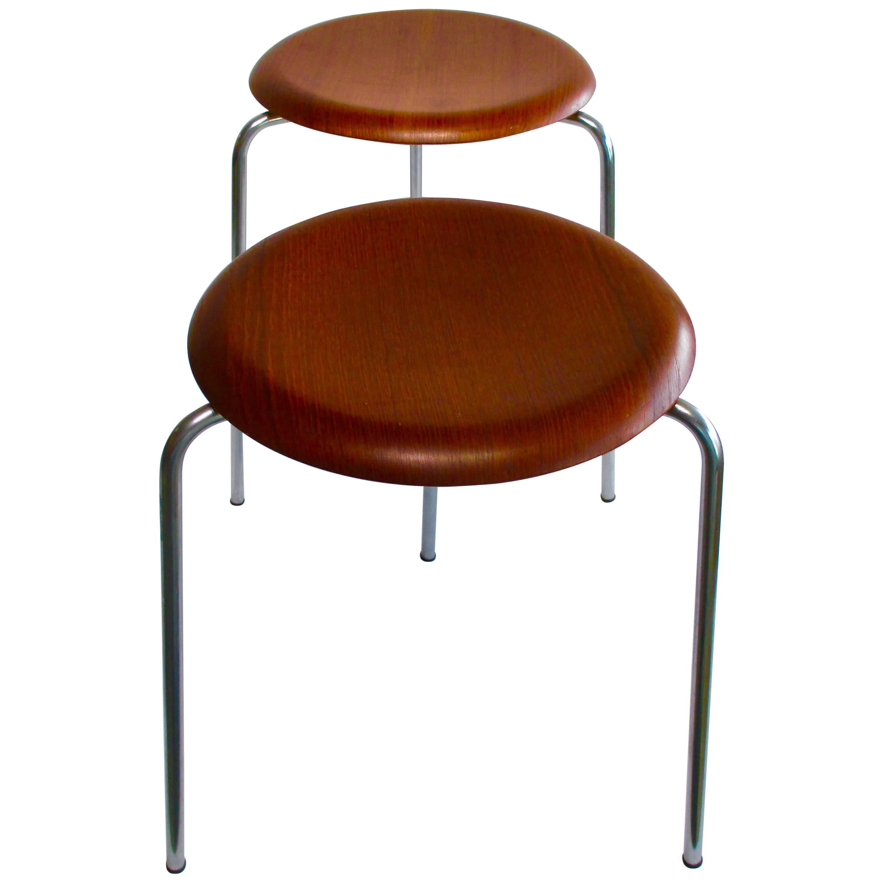 Dot Stools an Early Pair by Arne Jacobson at 1stDibs