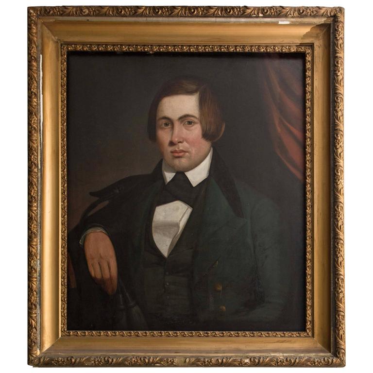19th Century American Portrait of a Gentleman by Lyman Emerson Cole at ...