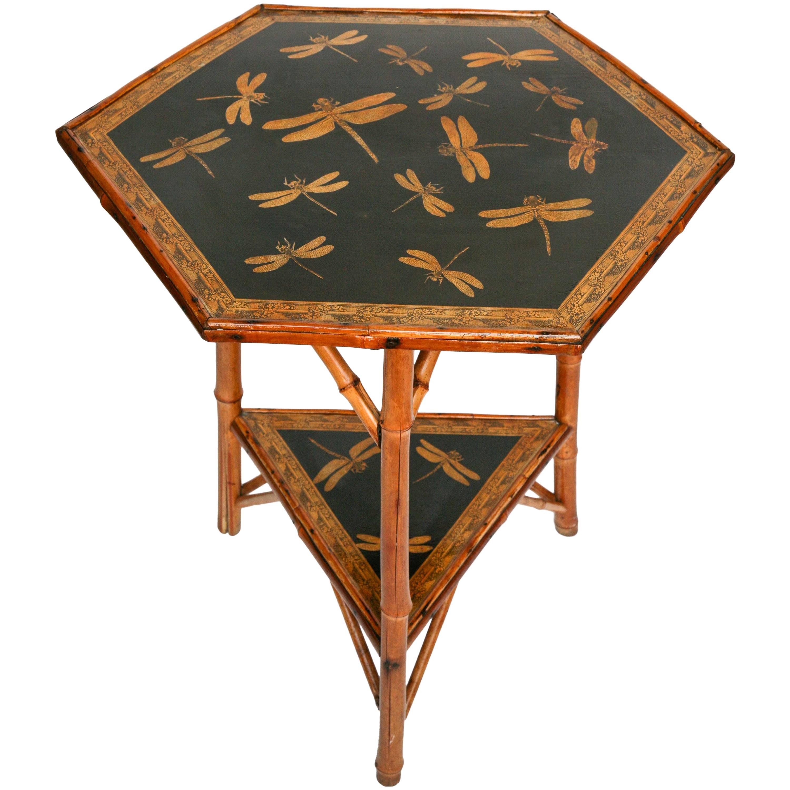 Whimsical Bamboo "Dragonfly" Table at 1stDibs