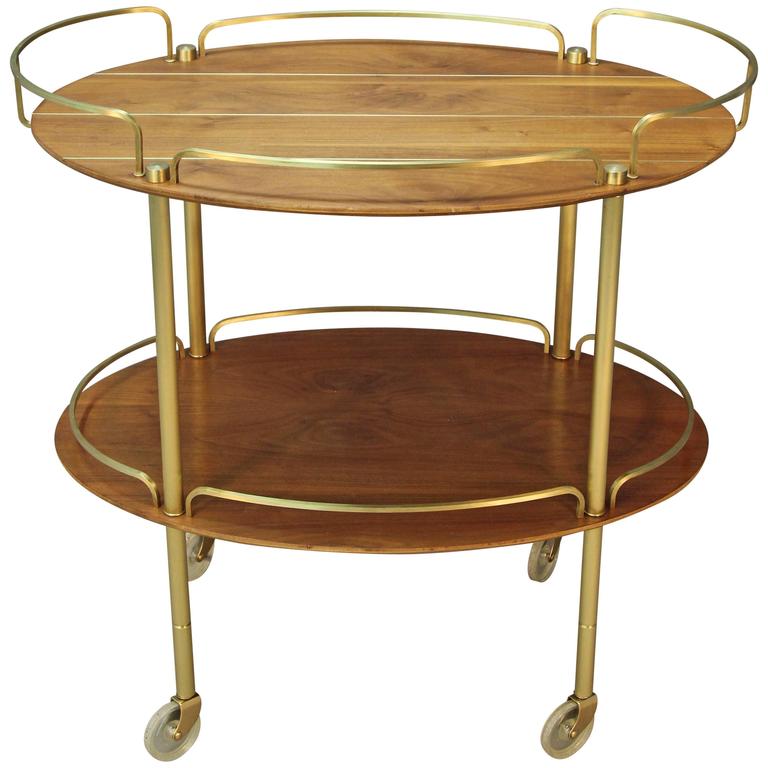 Vintage Mad Men Bar Cart at 1stDibs